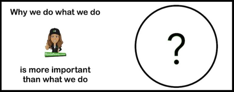 Why we do what we do is more important than what we do